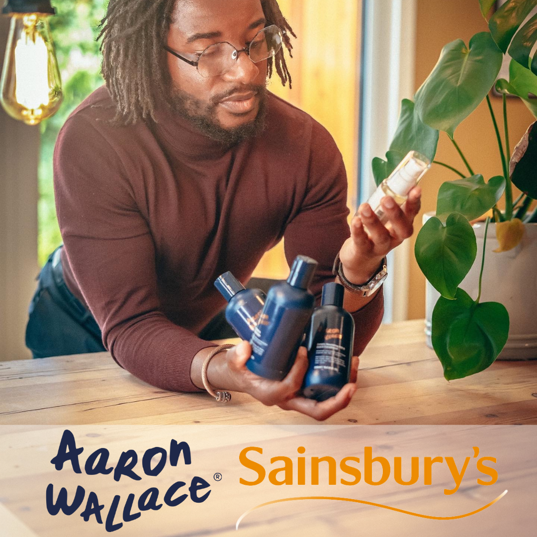 Black Male Grooming Brand, Aaron Wallace Launches in over 190 Sainsbury’s Stores – MAD NEWS UK